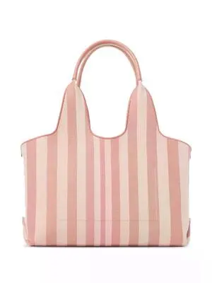 Chloé Striped Logo Tote Bag