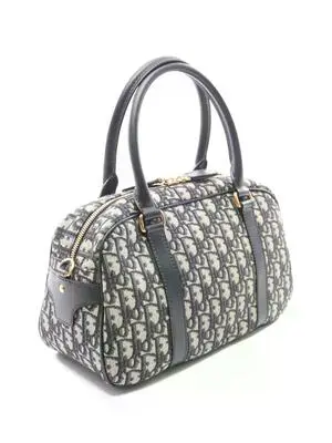 Dior D-vibe Oblique Bowling Tote Bag - Blue