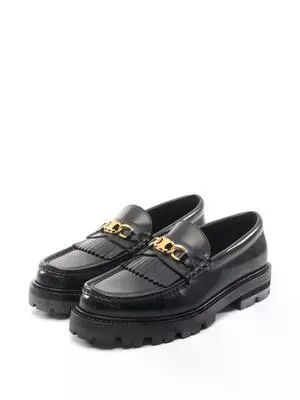 Celine Margaret Triomphe Leather Loafers