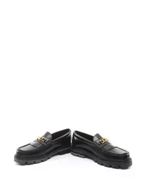 Celine Margaret Triomphe Leather Loafers