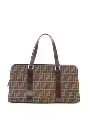 Fendi Zucca Handbag - Brown