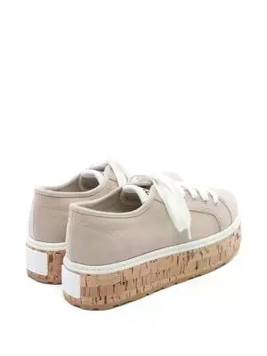 Miu Miu Cork Platform Sneakers