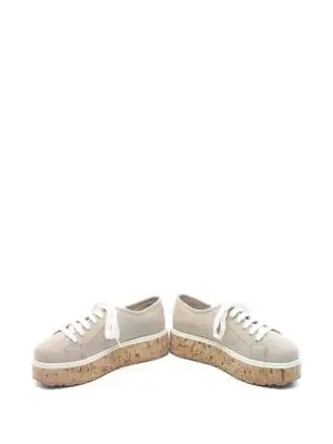 Miu Miu Cork Platform Sneakers