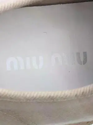 Miu Miu Cork Platform Sneakers