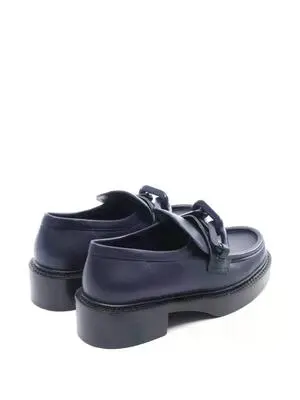 LOUIS VUITTON Academy Line Leather Loafers - Blue