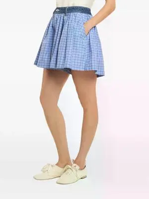 Cinq À Sept Madalyn Gingham Check Shorts