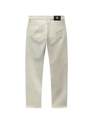 Versace Tapered Jeans With Medusa Hardware