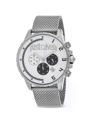 Just Cavalli Stainless Steel 44mm Watch - Silver