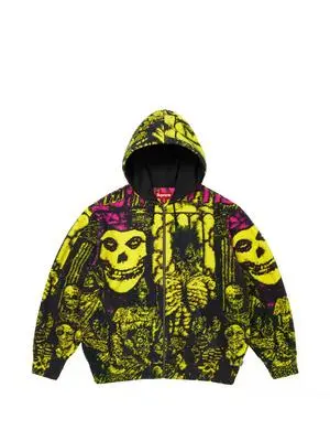 Supreme Misfits Zip-up Hoodie - Black