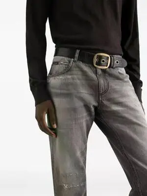 Dolce & Gabbana Logo Plaque Jeans