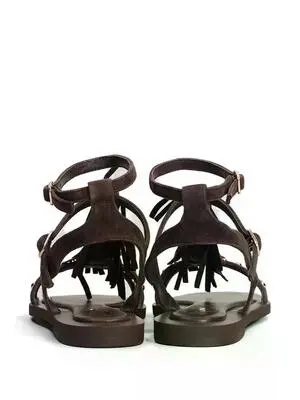 MARC ELLIS Fringe Detail Flat Sandals