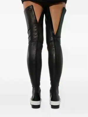 Givenchy Leather Platform Over-the-knee Skate Sneakers