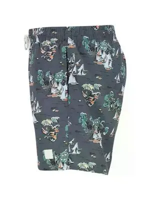 BOSS Printed Piranha Swim Shorts