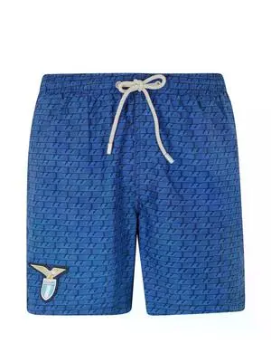 MC2 SAINT BARTH Ultralight Lazio Aquila Swim Shorts - Blue