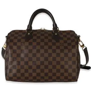 LOUIS VUITTON Damier Ebene Speedy Bandouliere 30 - Brown
