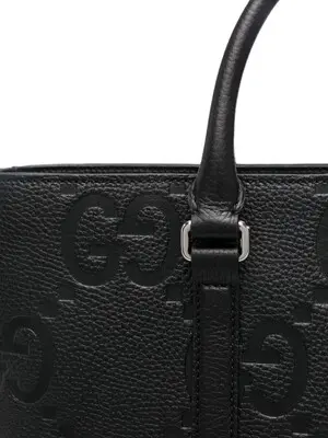 Gucci Gg Supreme Embossed Leather Tote Bag