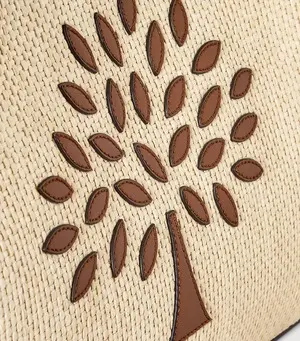 Mulberry Small Raffia Tree Tote Bag - Neutral