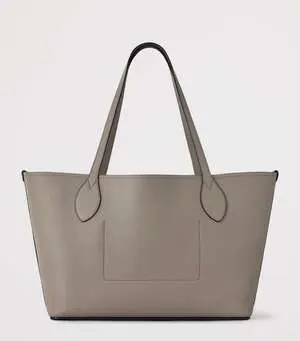 Mulberry Leather Tree Tote Bag - Neutral