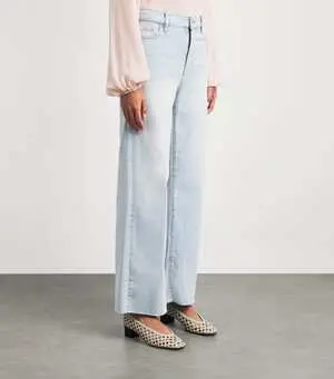 FRAME Le Slim Palazzo Wide-leg Jeans - Blue