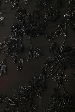 SAU LEE Sammie Dress Sequined Mesh