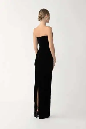 SAU LEE Vesper Velvet Gown