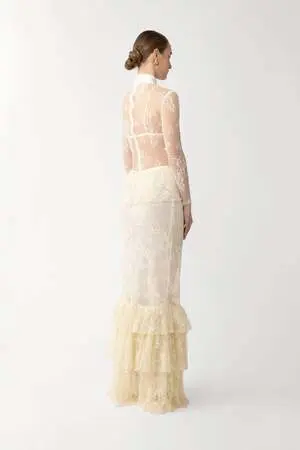 SAU LEE Rosie Lace Skirt