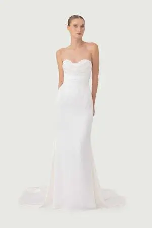 SAU LEE Rianne Satin Gown