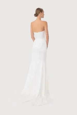 SAU LEE Rianne Satin Gown