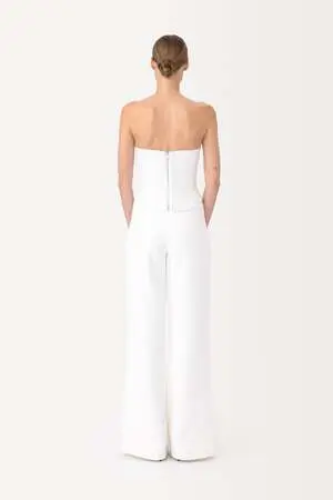 SAU LEE Lin Beaded Corset Top