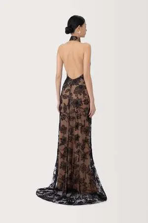 SAU LEE Adelaide Embellished Gown