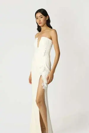 SAU LEE Flora Strapless Gown