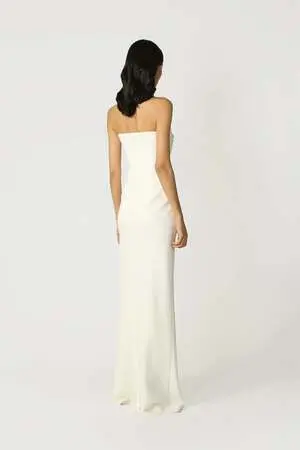 SAU LEE Flora Strapless Gown
