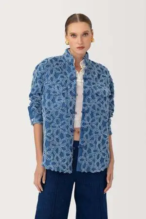 SAU LEE Enzo Tang Denim Jacket