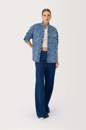SAU LEE Enzo Tang Denim Jacket