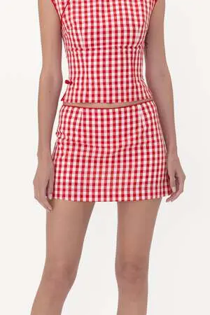 SAU LEE Zoe Mini Skirt