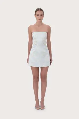 SAU LEE Nina Strapless Mini Dress
