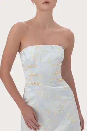 SAU LEE Nina Strapless Mini Dress
