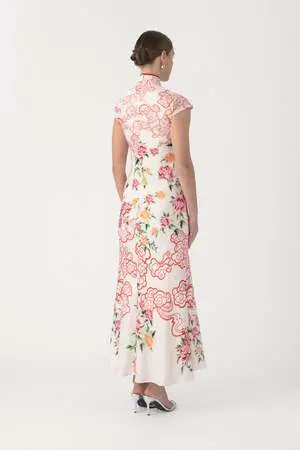 SAU LEE Vanessa Satin Dress