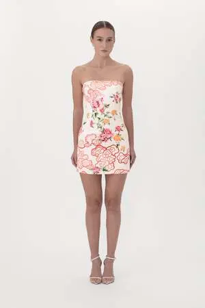 Sau Lee Printed Cocktail Dresses
