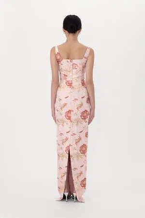 SAU LEE Eileen Jacquard Gown