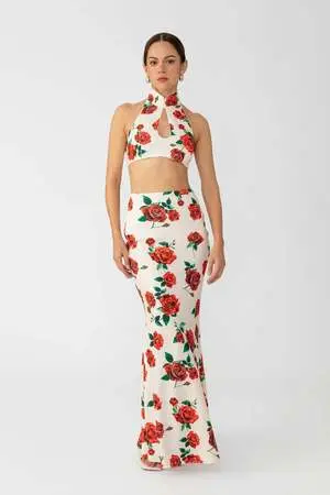 SAU LEE Riley Rosa Skirt