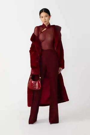 SAU LEE Quinn Faux Fur Coat