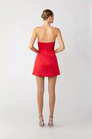 SAU LEE Ella Strapless Mini Dress