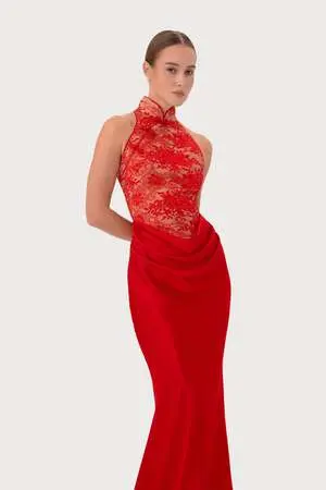 SAU LEE Marissa Gown - Red