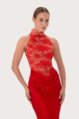 SAU LEE Marissa Gown - Red