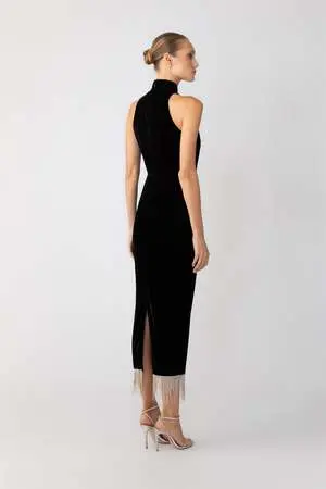 SAU LEE Martha Velvet Dress