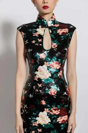 SAU LEE Faye Maxi Dress