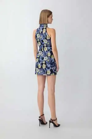 SAU LEE Sophie Embellished Mini Dress