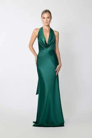 Emerald Halterneck Gowns