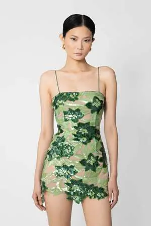 SAU LEE Sara Embellished Mini Dress